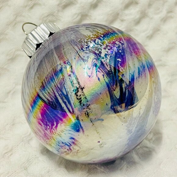 Mazz | Holiday | Hand Painted Glass Art Ornament 4334 | Poshmark